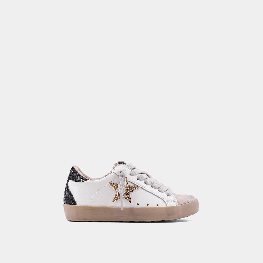 PAMELA MINI White Sneaker for Kids & Toddlers | Glitter & Style – SHUSHOP
