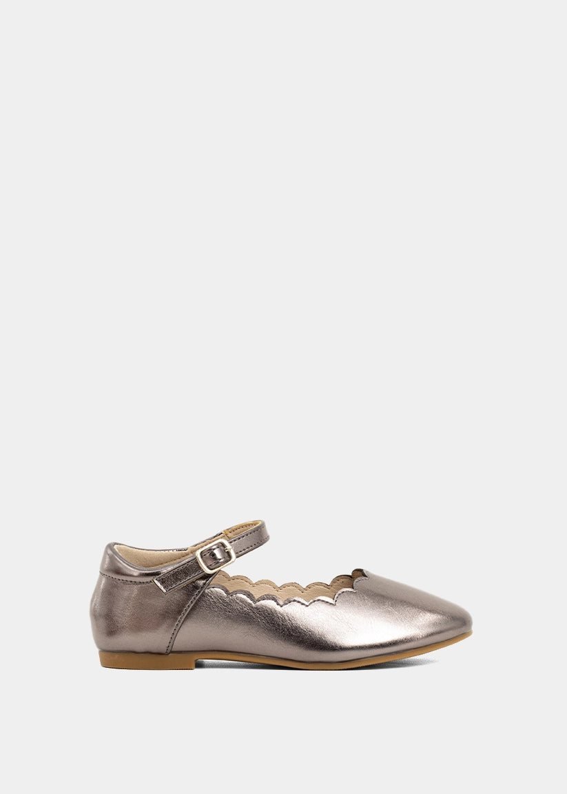 AGATHA MINI Pewter Mary Jane – SHUSHOP
