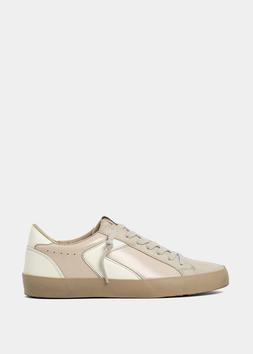 Robbie Beige Patent Sneaker | SHUSHOP