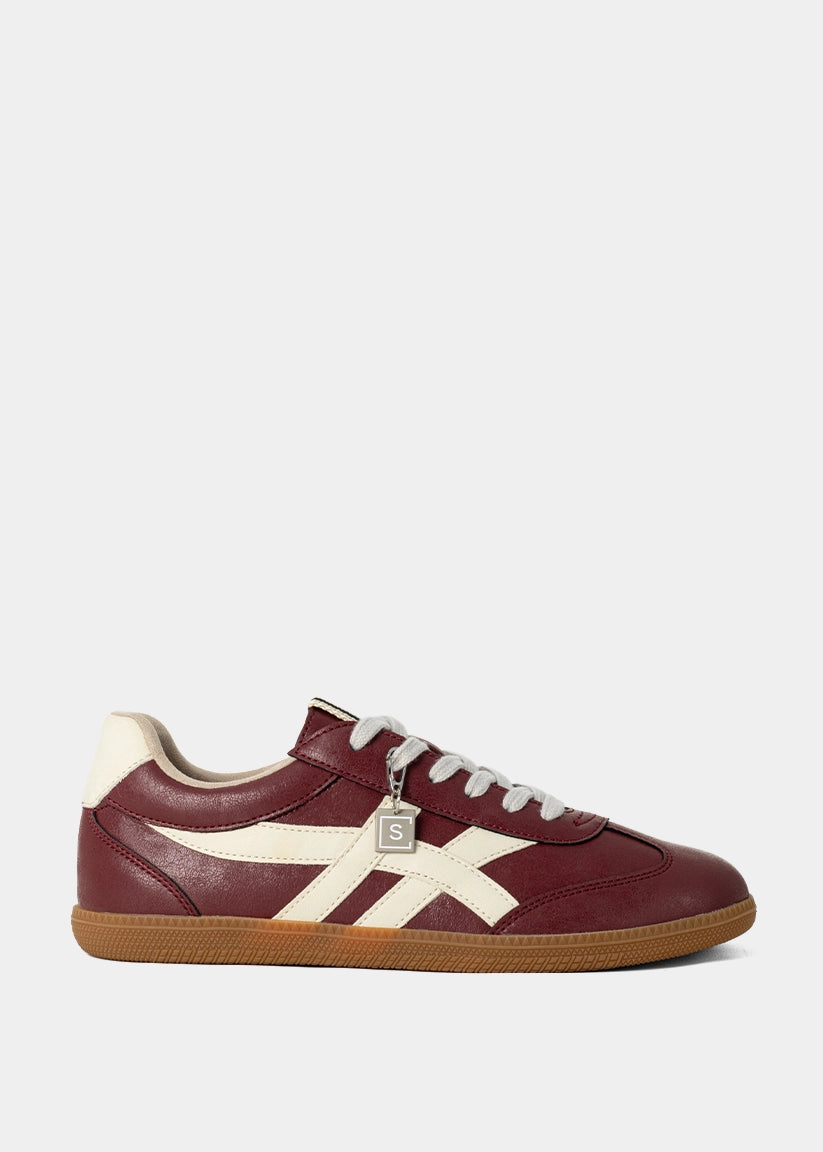 Sasha Burgundy Sneakers – SHUSHOP