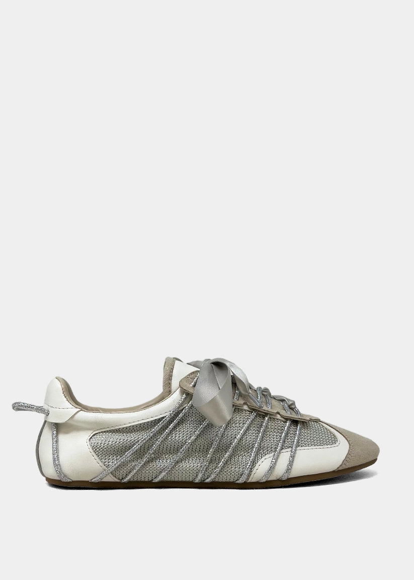 SHERYL Light Grey Ballet Sneaker | SHUSH – SHUSHOP